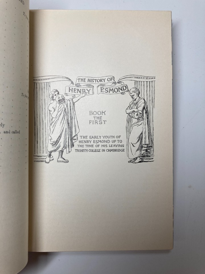 Fore-Edge Painting / The History of Henry Esmond / Thackeray / Owned by ...
