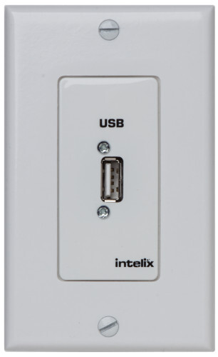 Liberty AV USB-WP-C-W-RST-AG USB Extender WallPlate, Client-side | eBay