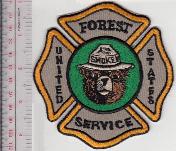 Vintage Retro Smokey the Bear United States Forest Service USFS Patch ...