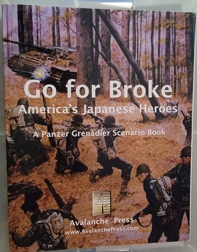 Panzer Grenadier Avalanche Press Go For Broke Scenario book Unpunched ...