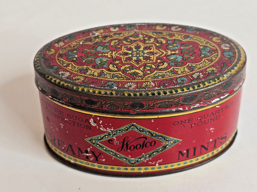 Vintage Woolco Creamy Mints Red Tin Woolworth | eBay UK