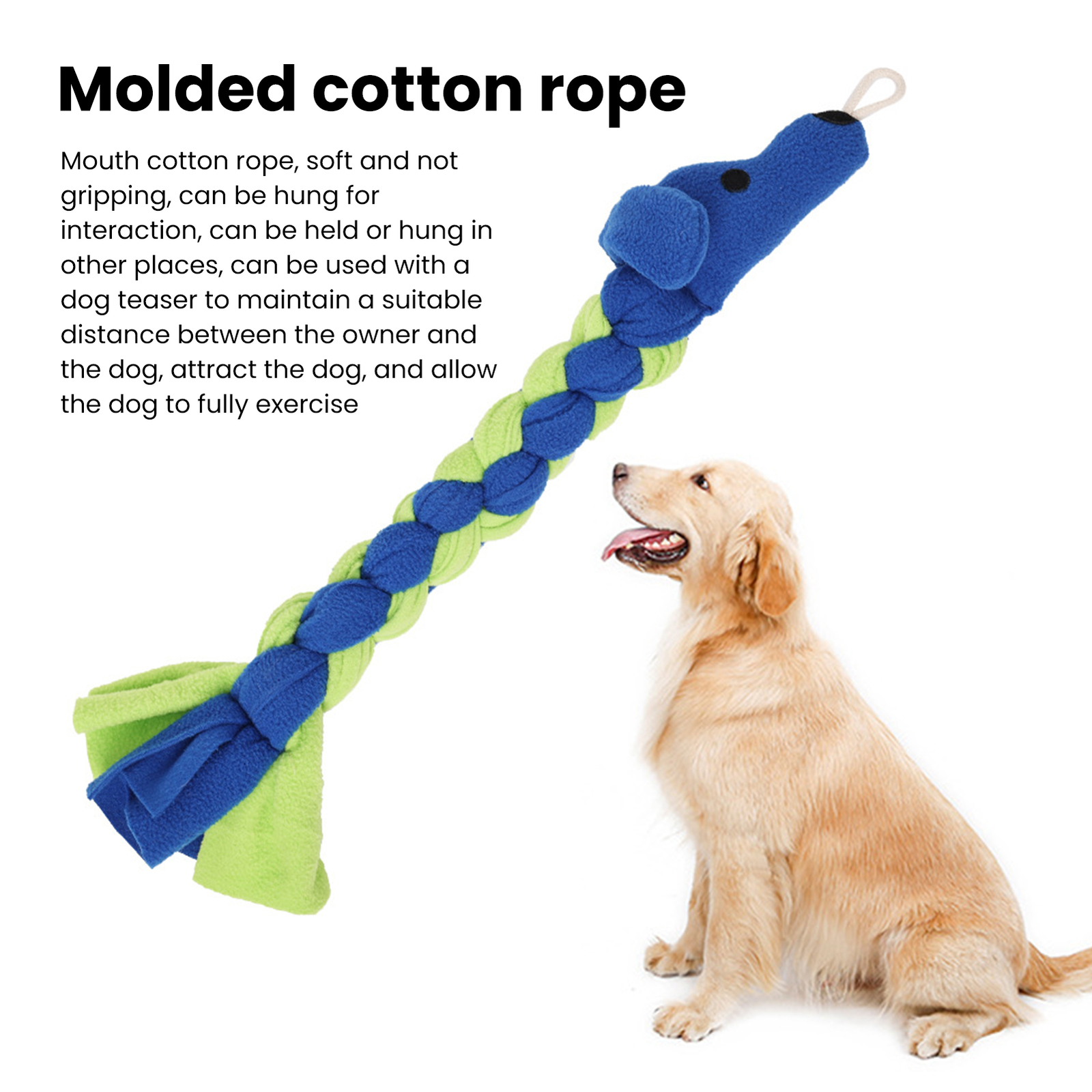 Hanging Dog Toy Energy Release Durable Chew for Anxiety Relief Teeth ...