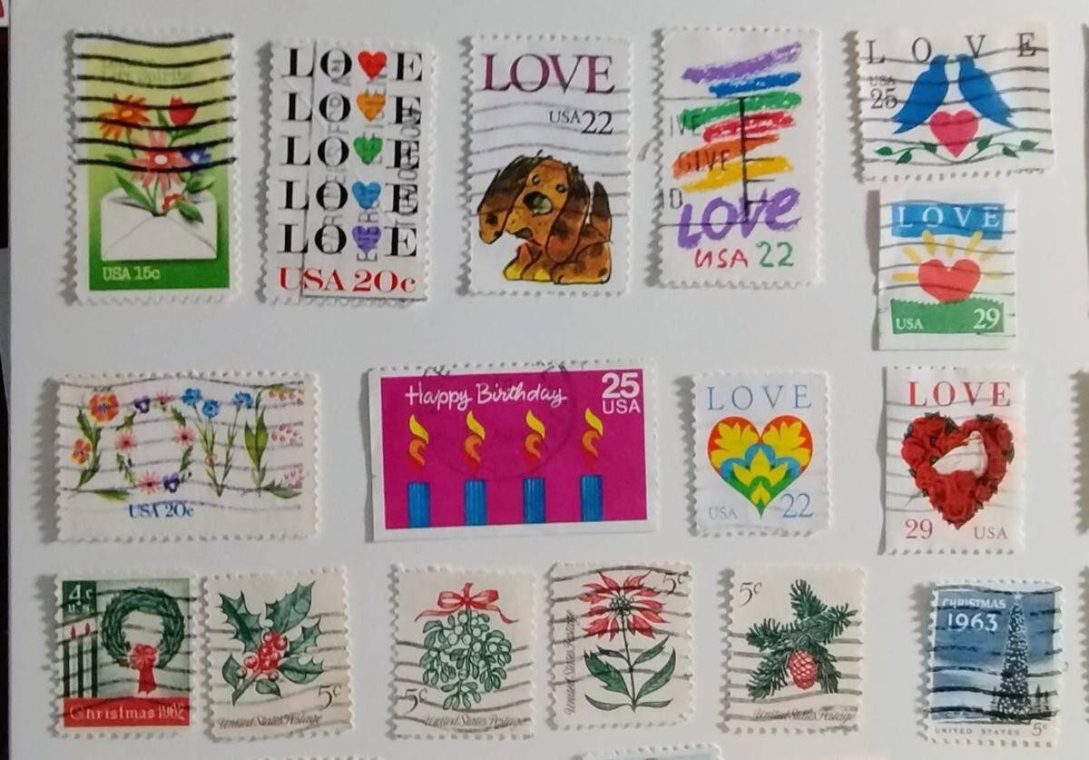 USA.Special Event Stamps. Used. Christmas,Love, etc sal's stamp store ...