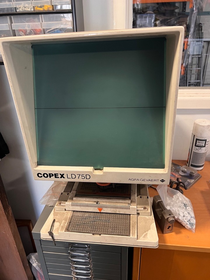 Microfiche Reader Alfa-Galvaert Copex LD75D | eBay UK