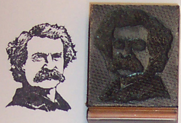 Mark Twain wood mounted rubber stamp by Amazing Arts | eBay
