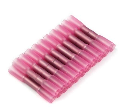 100PCS Waterproof Seal Butt Wire Connectors Heat Shrink Crimp Terminals ...