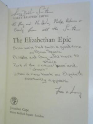 The Elizabethan epic (Lacey Baldwin Smith - 1966) (ID:51883) | eBay