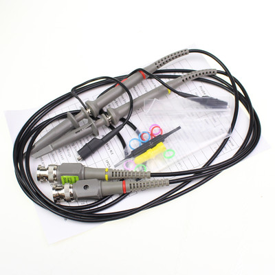 2x 100MHz Oscilloscope Scope analyzer Clip Probe test leads kit for HP ...