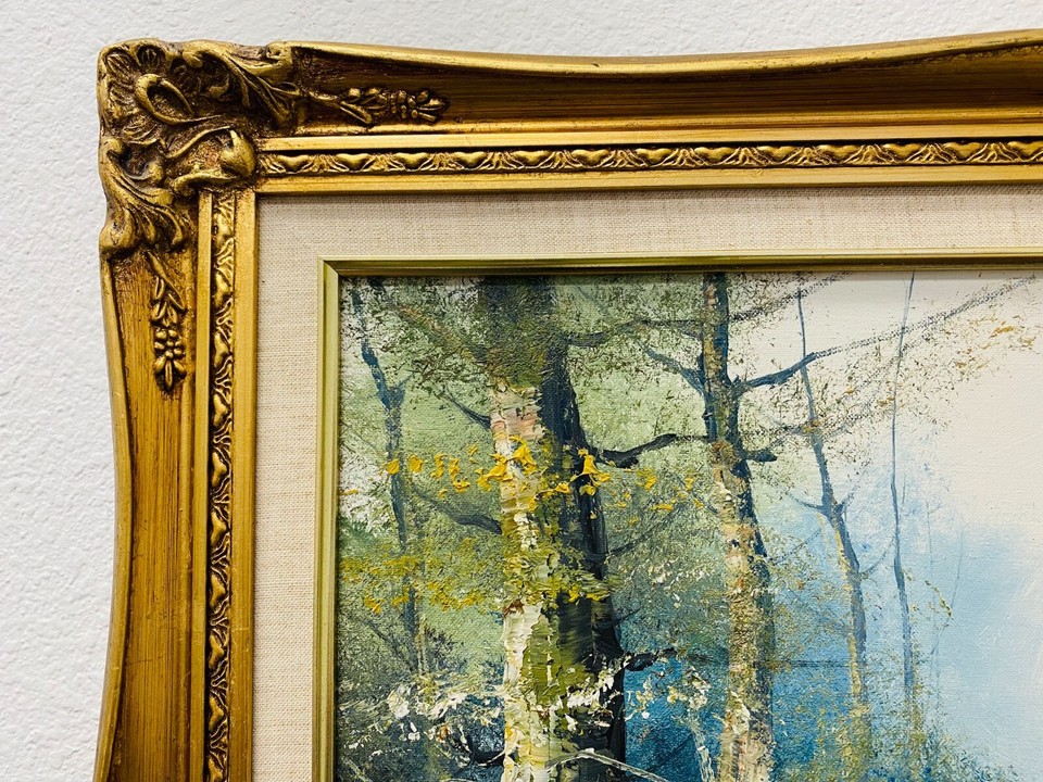 SPELTA "Forest Path" Vintage Oil Painting Robert Sills Gallery 7-24225 ...