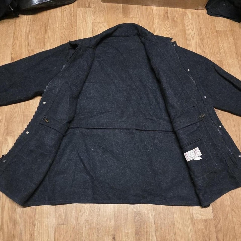 Filson Coat Weekender Coat Size XXL Charcoal Grey 100% Wool Style 108 ...