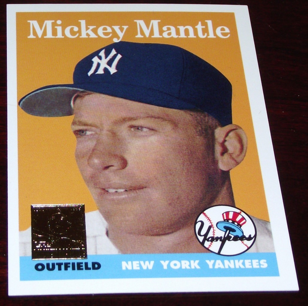 1996 Topps Mickey Mantle Reprint 1958 Topps #150 | eBay