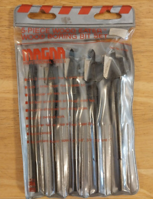 Magna 5 Piece Wood Eater Boring Bit Set New | eBay