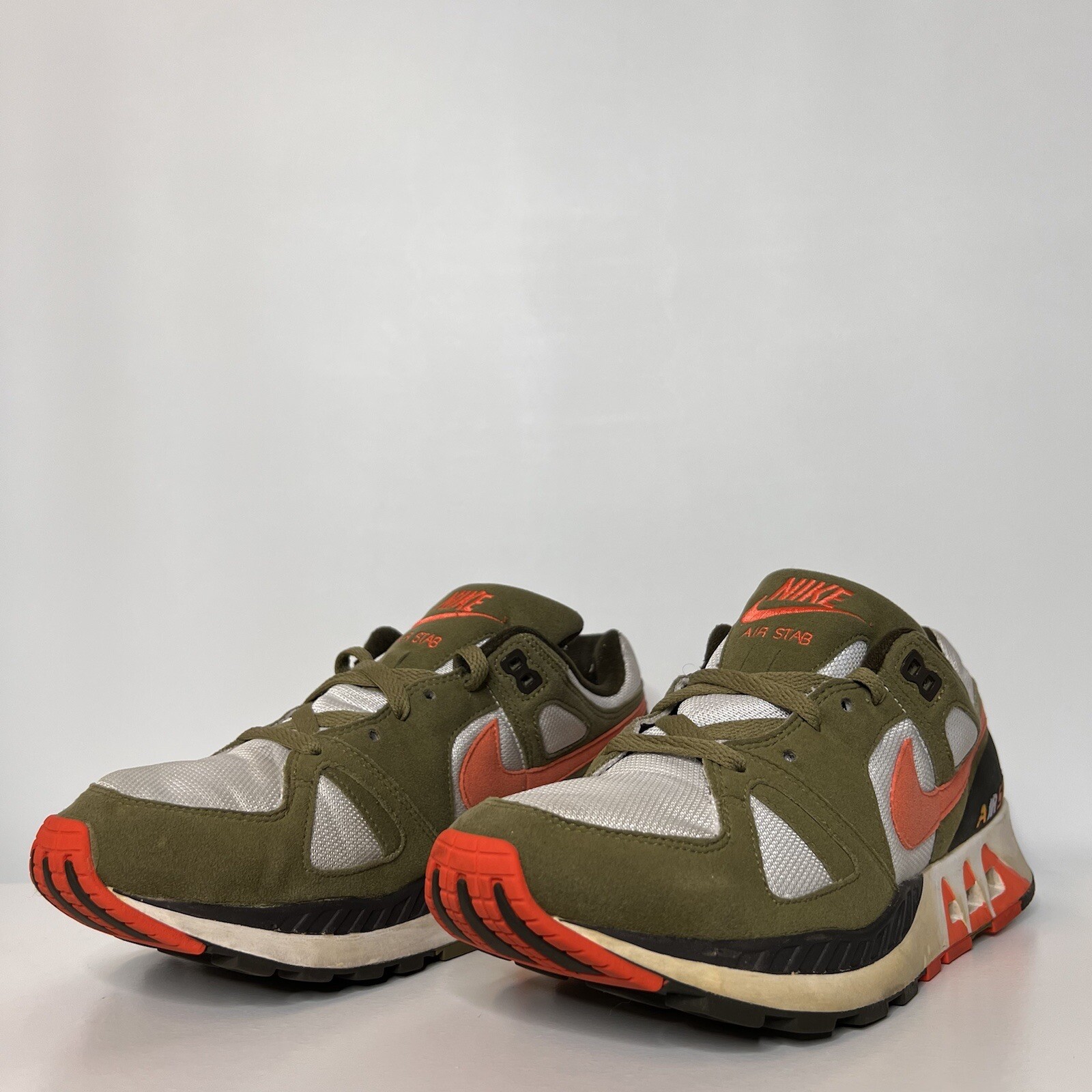 Nike Air Max Stab 312451-161 2006 Green Orange Shoes Sneakers Mens US ...