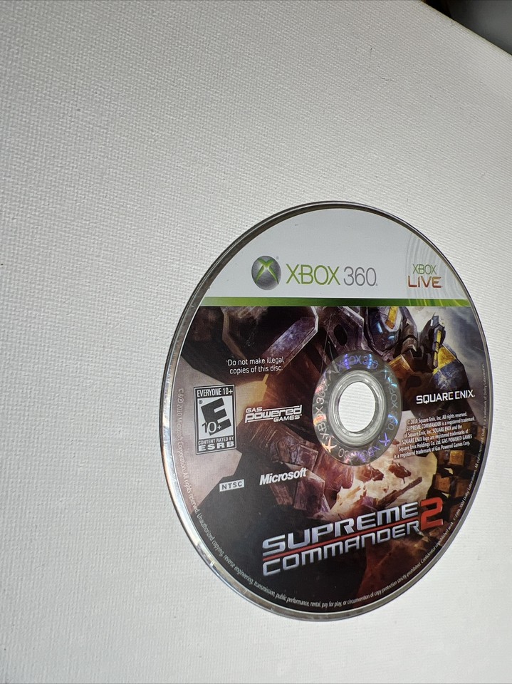 Supreme Commander 2 (Microsoft Xbox 360, 2010) Game Only 662248909165| eBay
