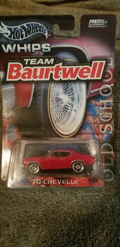 2003 Hot Wheels Whips-Team Baurtwell-1970 Chevy Chevelle Red sweet car ...