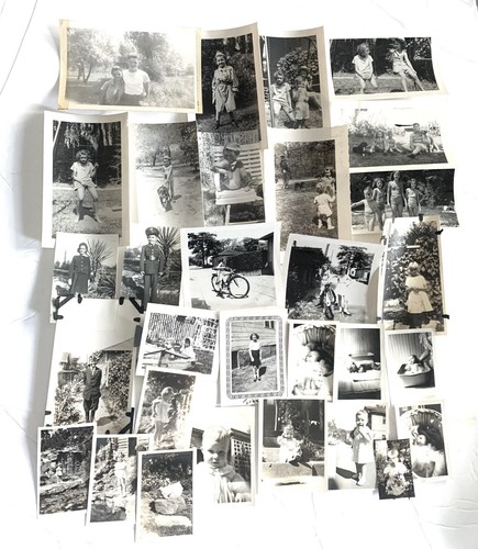 Lot Of 30 Vtg Photos Of Children & Babies Playing Cute Fashion 20s ...