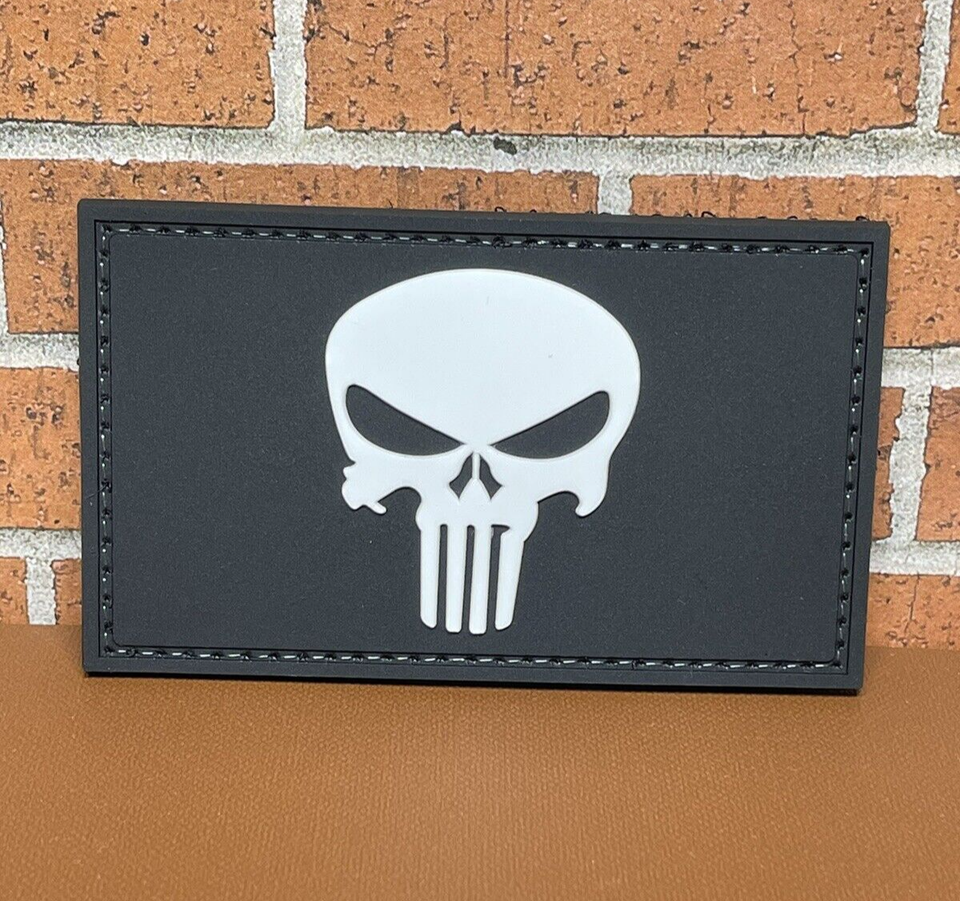 Punisher PVC Patch - Punisher Skull Patch - Tactical Morale Gun Patch | eBay