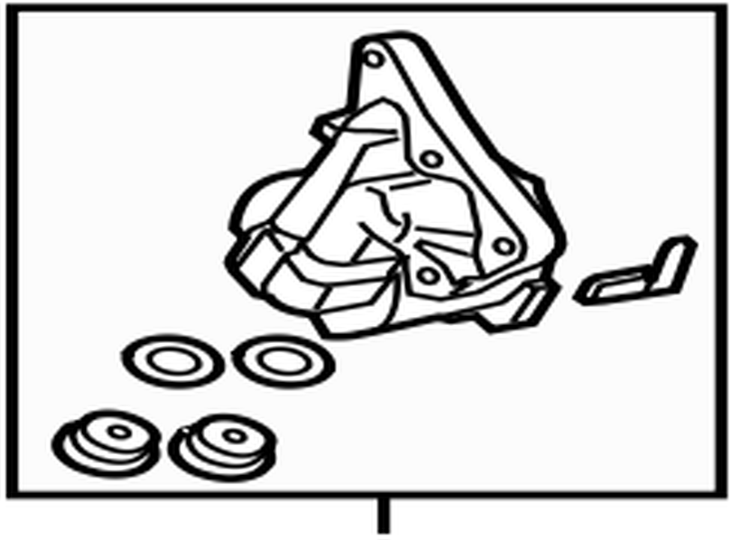15609-37020 Toyota Bracket sub-assy, oil filter 1560937020, New Genuine ...
