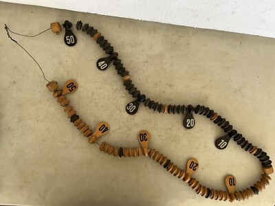 Vintage Wood Score Keeper Billiard Pool Table Score Beads - Wooden | eBay