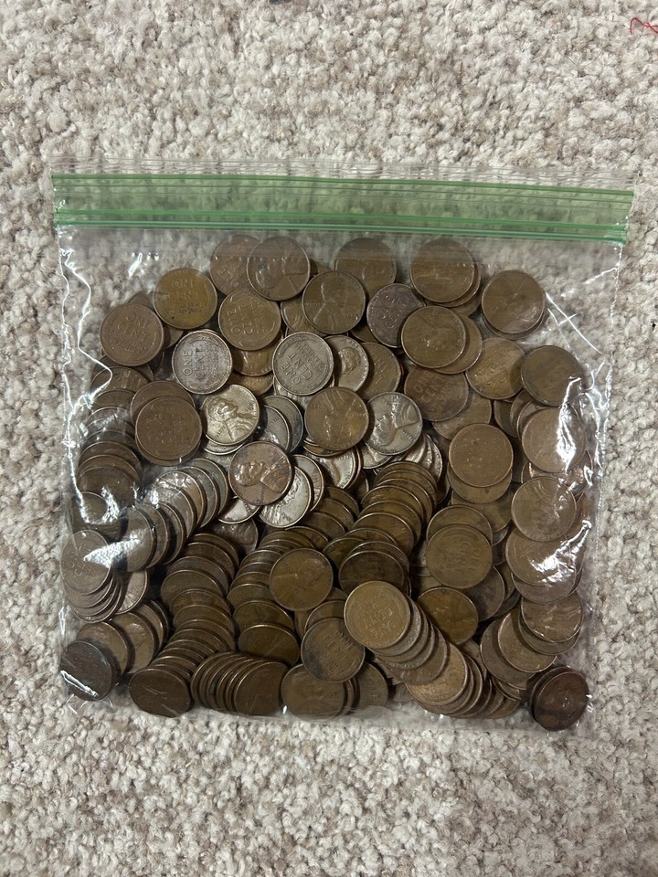 Wheat Cent Pennies 500 Count Commons Estate Lot | eBay