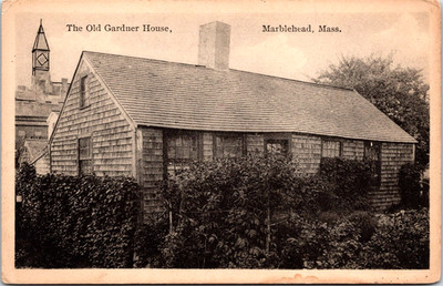 Old Gardner House Marblehead MA Postcard D57 | eBay Australia
