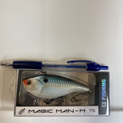 13 Fishing Magic Man 75, L=2-15/16”, 3/4oz, Sinking, Natty Light ...