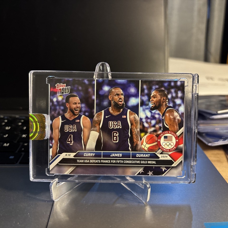 2024 Topps Now Olympic/Paralympic Games - Red Topps Logo #26 LeBron ...