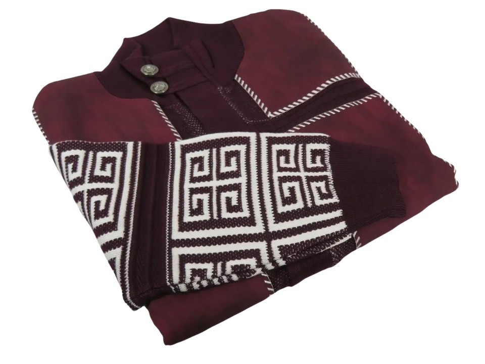 Men's Fancy European Sweater Jacket By Silversilk Fashionable 11012 ...