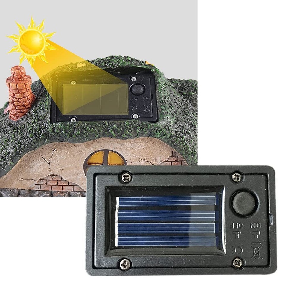 2 Pack Solar Lantern Top Replacement LED Solar Light Replacement Parts ...