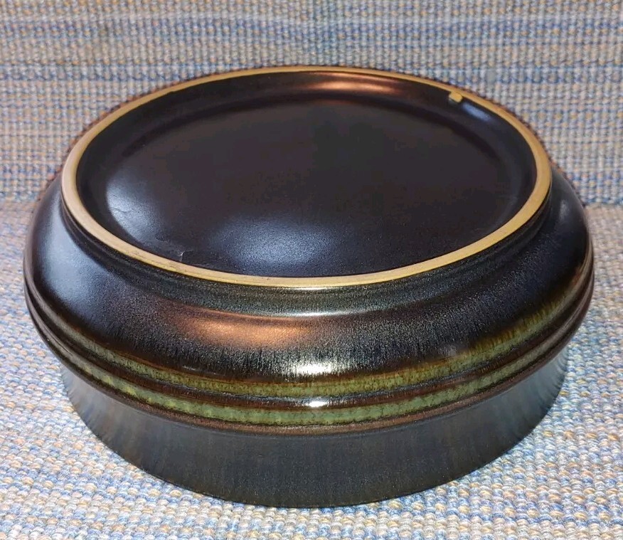 Vintage DENBY England KISMET Bokhara SERVING BOWL 9" wide 3.25"high ...
