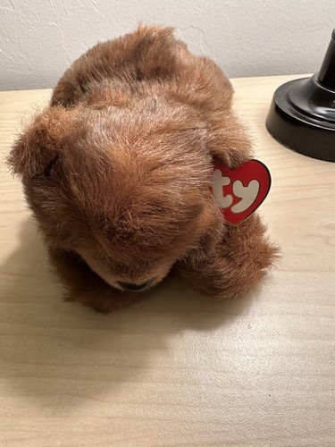 Vintage TY Classic Plush Baby Paws Brown Bear Black Nose 1996 11 ...