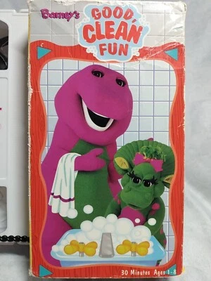 Barney & Friends Good Clean Fun! VHS Video | Grelly USA