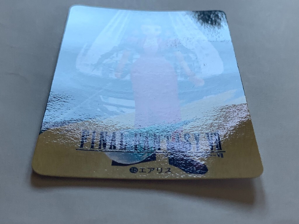 Aerith Gainsborough FINAL FANTASY VII FF7 SQUARE japanese card Japan No ...