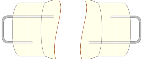 #563 Lamp Automotive Bulb Auto Lightbulb NEW 13.5V 7W Rigid Loop ...