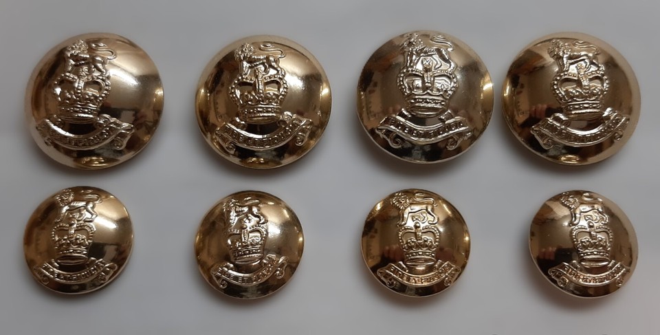 RAPC Army Buttons No2 British Uniform Dress Officers Royal Pay Corps ...
