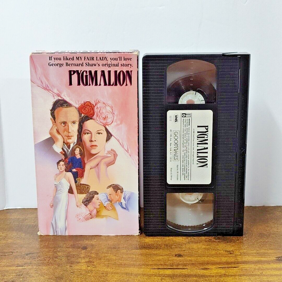 Pygmalion (VHS, 1990) 1938 Leslie Howard Wendy Hiller, Eliza Doolittle ...