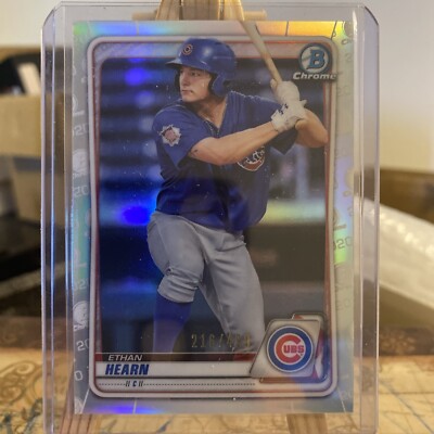 2020 Bowman Chrome Prospects Refractors Ethan Hearn #/499 Chicago Cubs ...