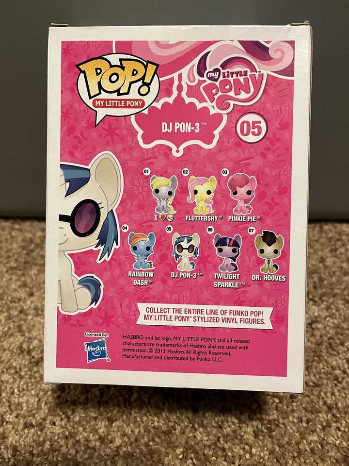 Funko Pop Painted Metallic DJ Pop-3 Custom My Little Pony Shipped In ...
