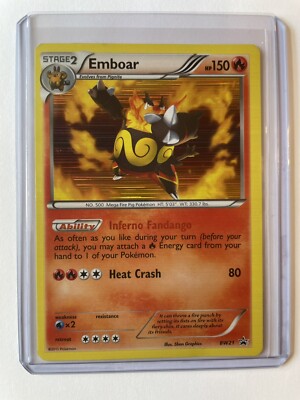 Pokémon TCG Emboar BW Black Star Promo BW21 Holo Promo M/NM | eBay