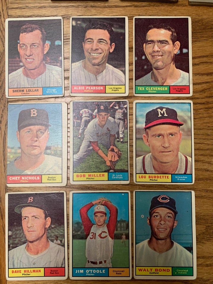 1961 Topps Baseball Complete your Set VG to Poor | eBay