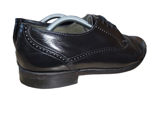 Dexter Men's Wing Tip Black Leather Oxford Broguing Dress Shoes Size 10 ...