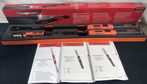 Snap-on 3 Piece TechAngle Flex-Head Torque Wrench Set - ATECHFSET02O | eBay