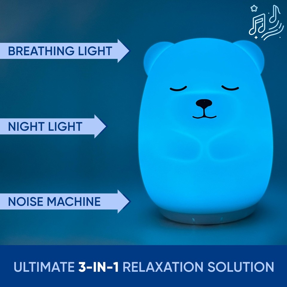 Mindfulness 'Breathing Bear' | 4-7-8 Guided Visual Meditation Breathing ...