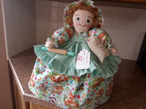 ~~TOASTER COVER DOLL~~Fits a 2 slice Toaster~~HANDMADE FOR YOU~~Cute ...