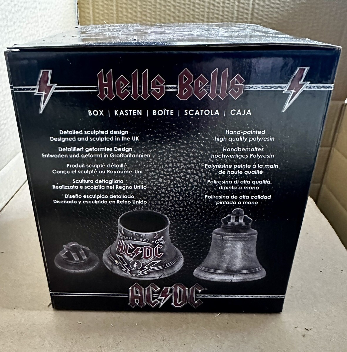 Bell Bells Box Vintage Rocking Horse Music Box Bell Shaped Plays