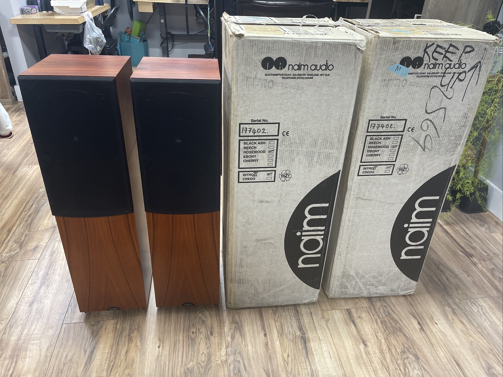 Naim Intro II Speakers in Original Boxes Made in England | eBay