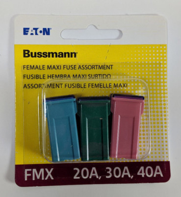Bussmann BP/FMX-A3-RP Female Maxi Fuse Assortment 20A 30A 40A | eBay