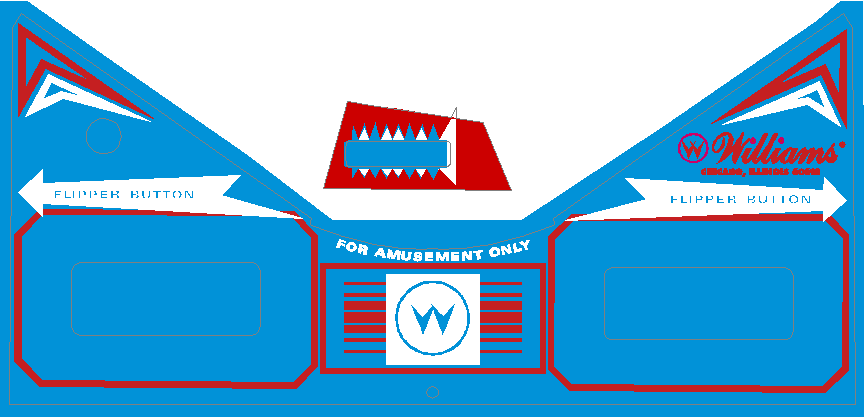 Williams TIME WARP Pinball Machine Apron Decal Set | eBay