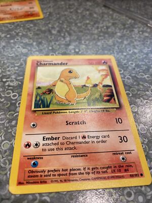 pokemon cards 1st edition Charmander Great Condition | eBay