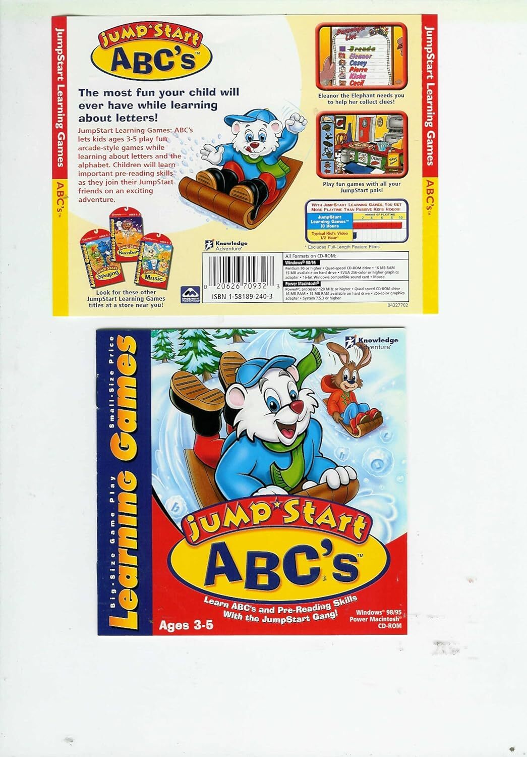 Jumpstart Abc's Learning Games CD-Rom 20626709323 | eBay